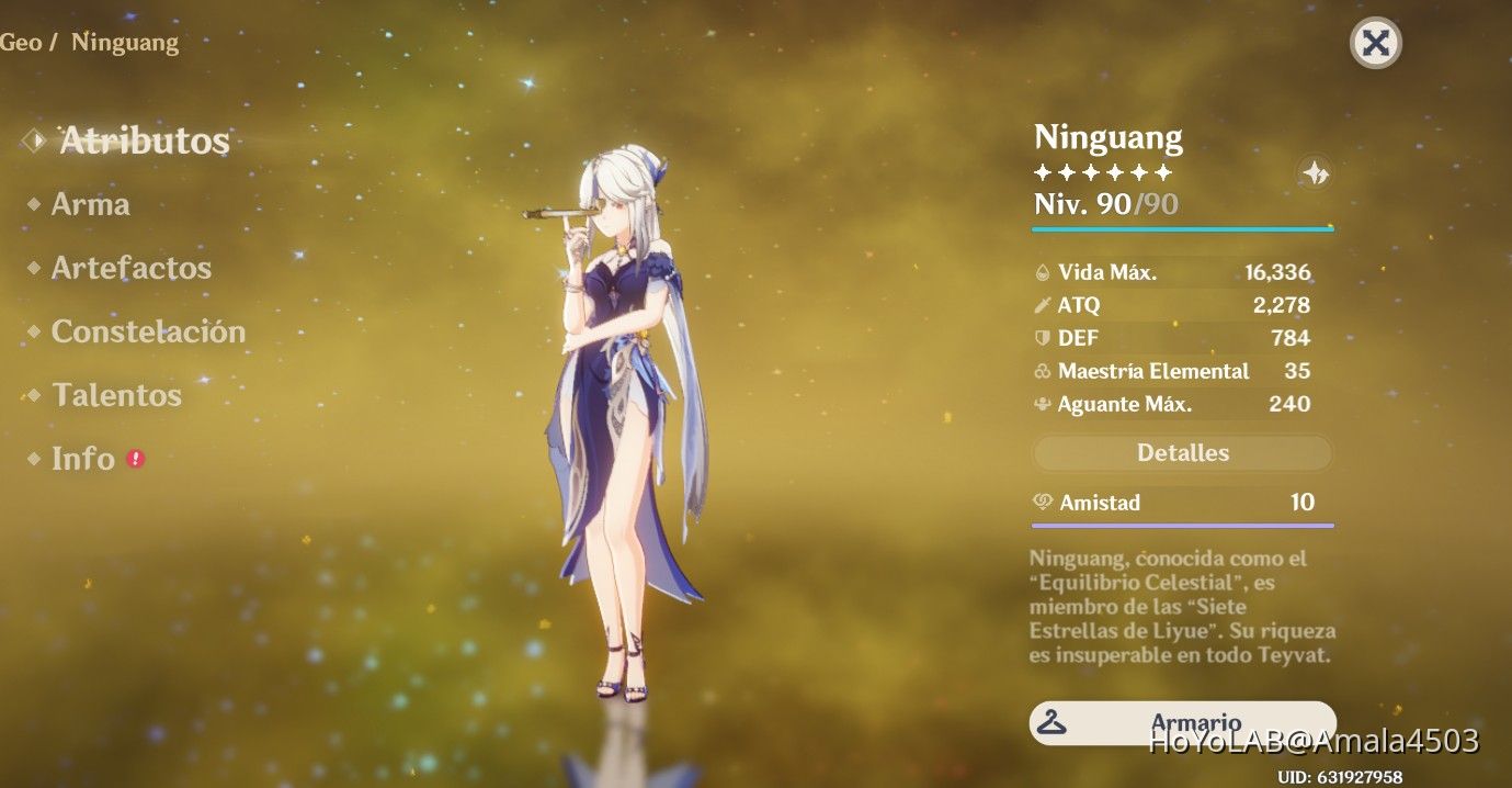 les comparto mi ninguang Genshin Impact | HoYoLAB