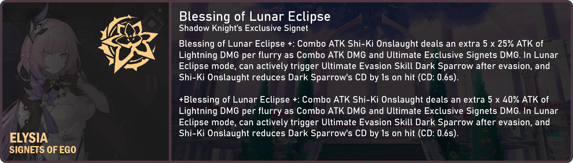 [Version 6.5 Beta] Shadow Knight Elysian Realm Recommendation Guide ...