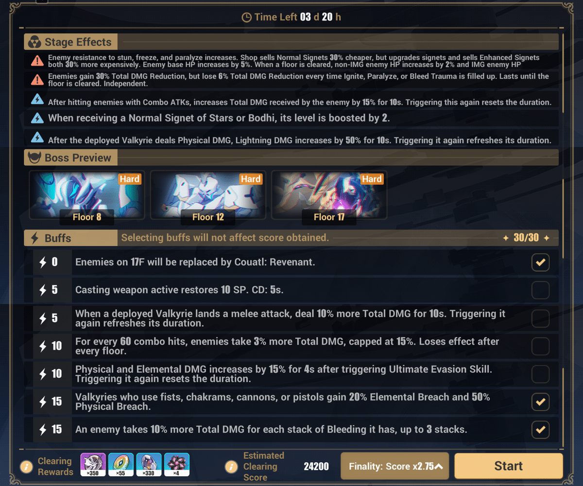 [Version 6.5 Beta] Valkyrie Quicksand Elysian Realm Recommendation Guide Honkai Impact 3rd | HoYoLAB