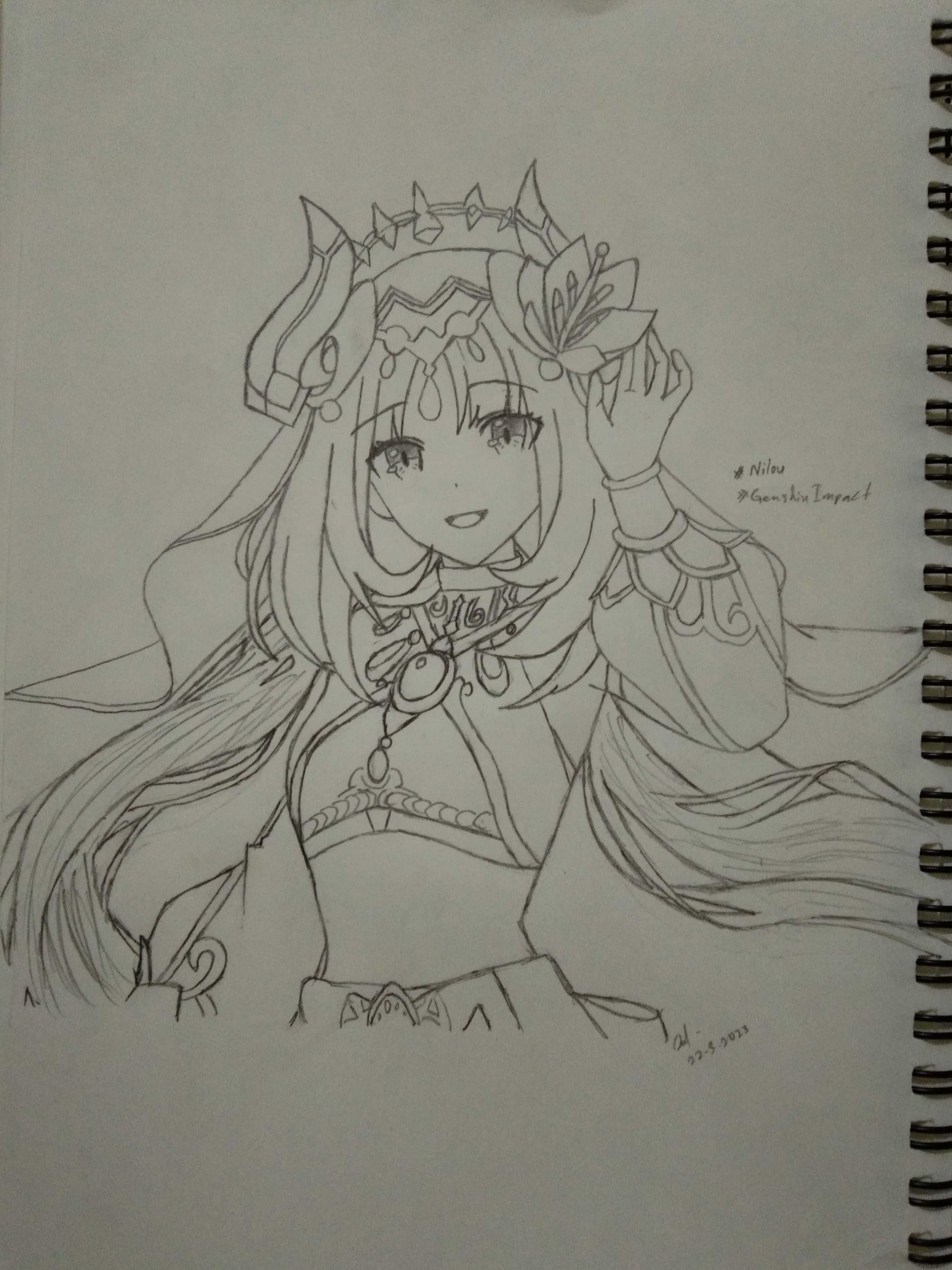 nilou fan art Genshin Impact | HoYoLAB