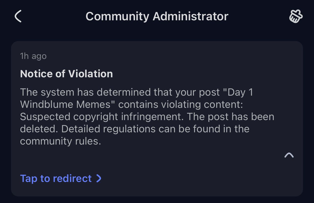 When you get copyrighted… But you made the memes 💀 | HoYoLAB