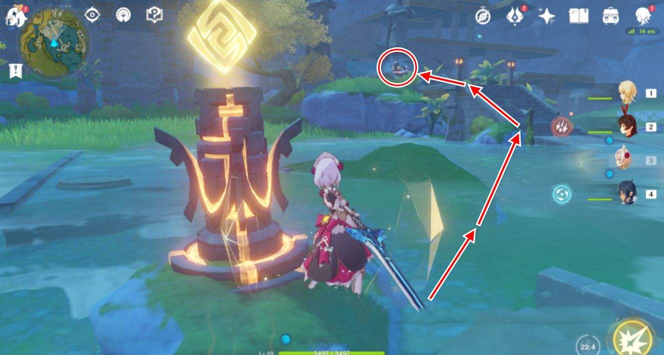 Lingju Pass Puzzle Solutions - Five Geo Monuments + Four Torches Guide ...