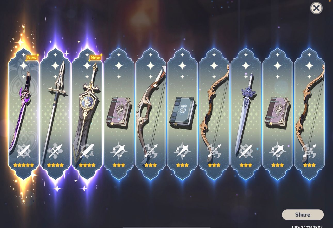 My luck in one day 21/3 Genshin Impact | HoYoLAB