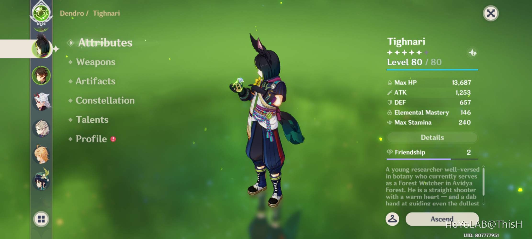 Tighnari build? Genshin Impact | HoYoLAB