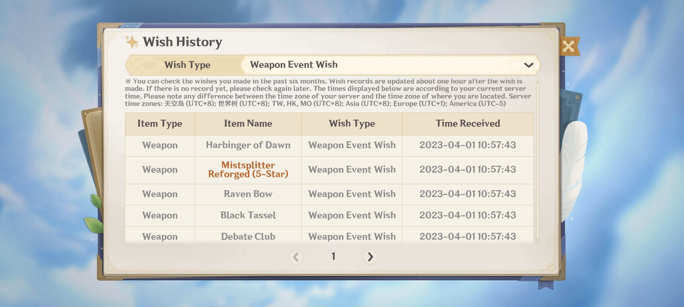 weapon banner luck! Genshin Impact | HoYoLAB