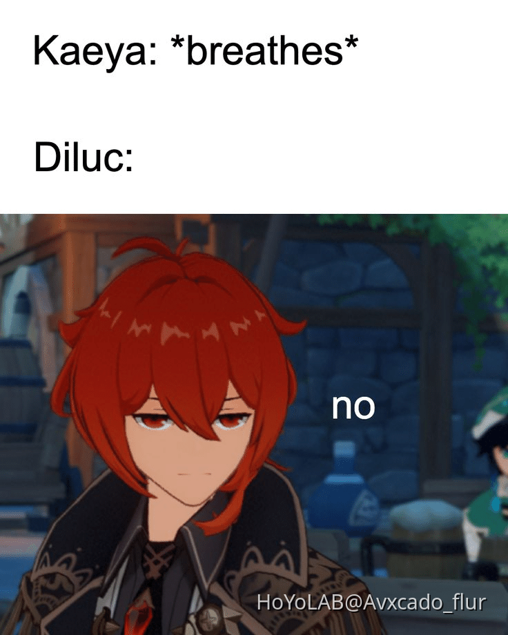 diluc memes for the day Genshin Impact | HoYoLAB