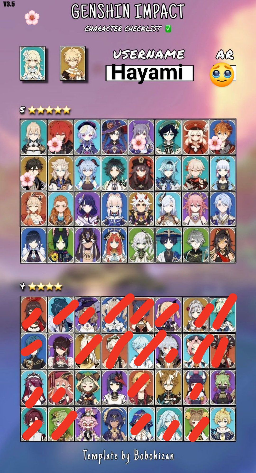 Trying the character check list trend Genshin Impact | HoYoLAB