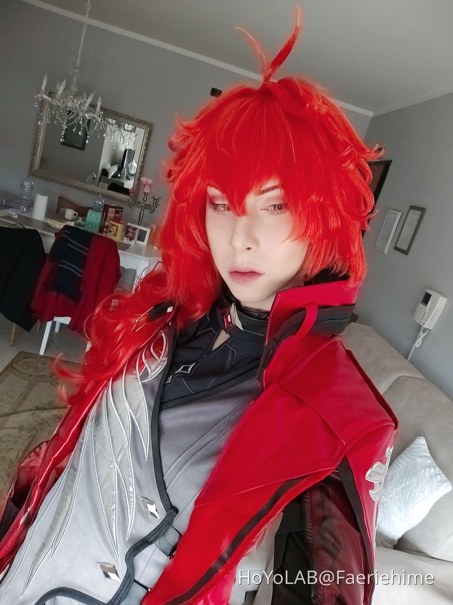 Diluc cosplay Genshin Impact | HoYoLAB