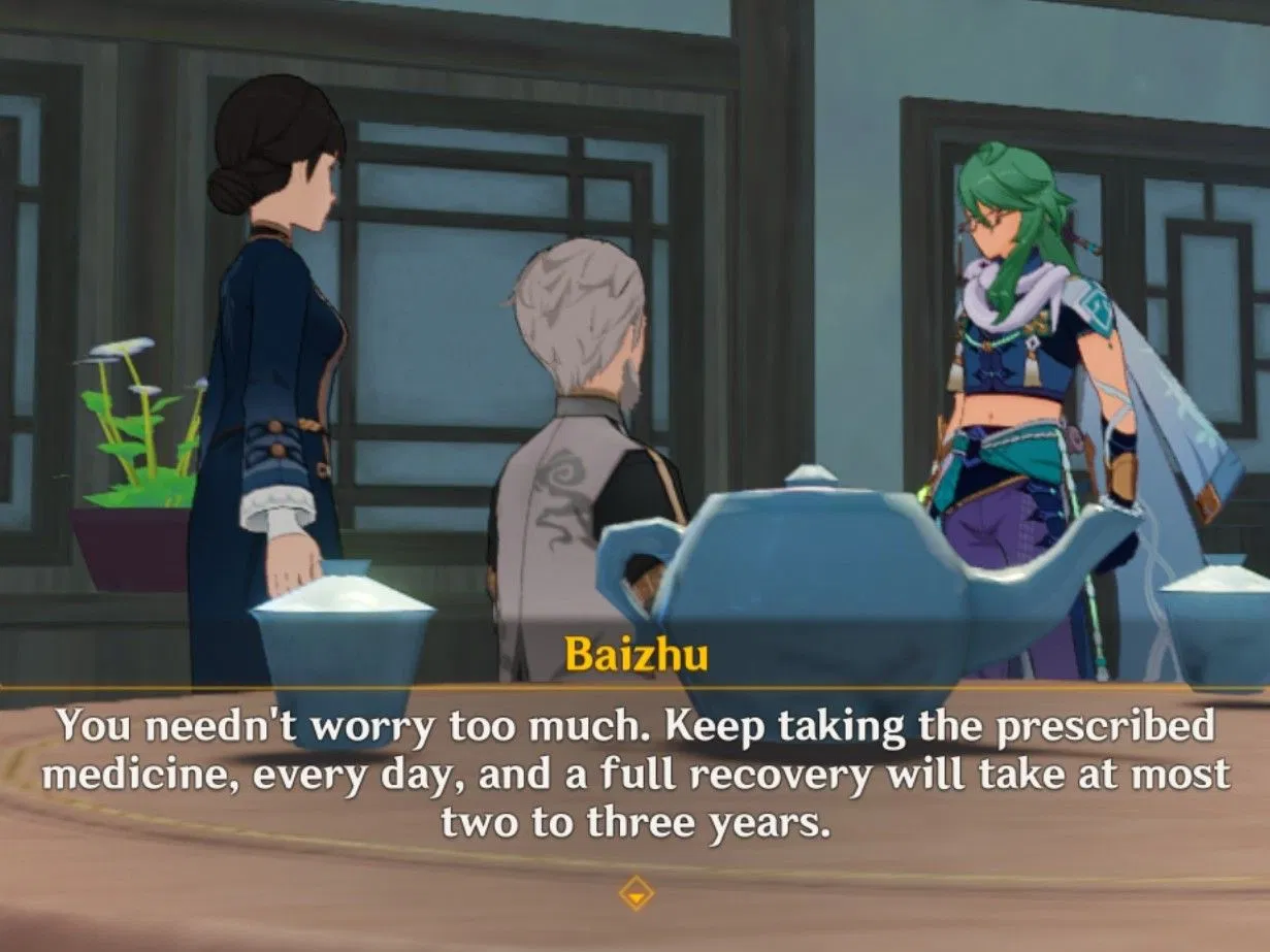 Baizhu passive heal be like: Genshin Impact | HoYoLAB