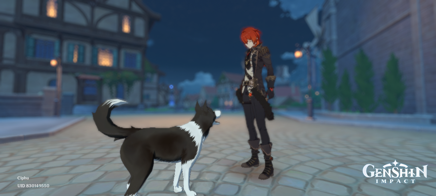 Diluc likes dogs Genshin Impact | HoYoLAB