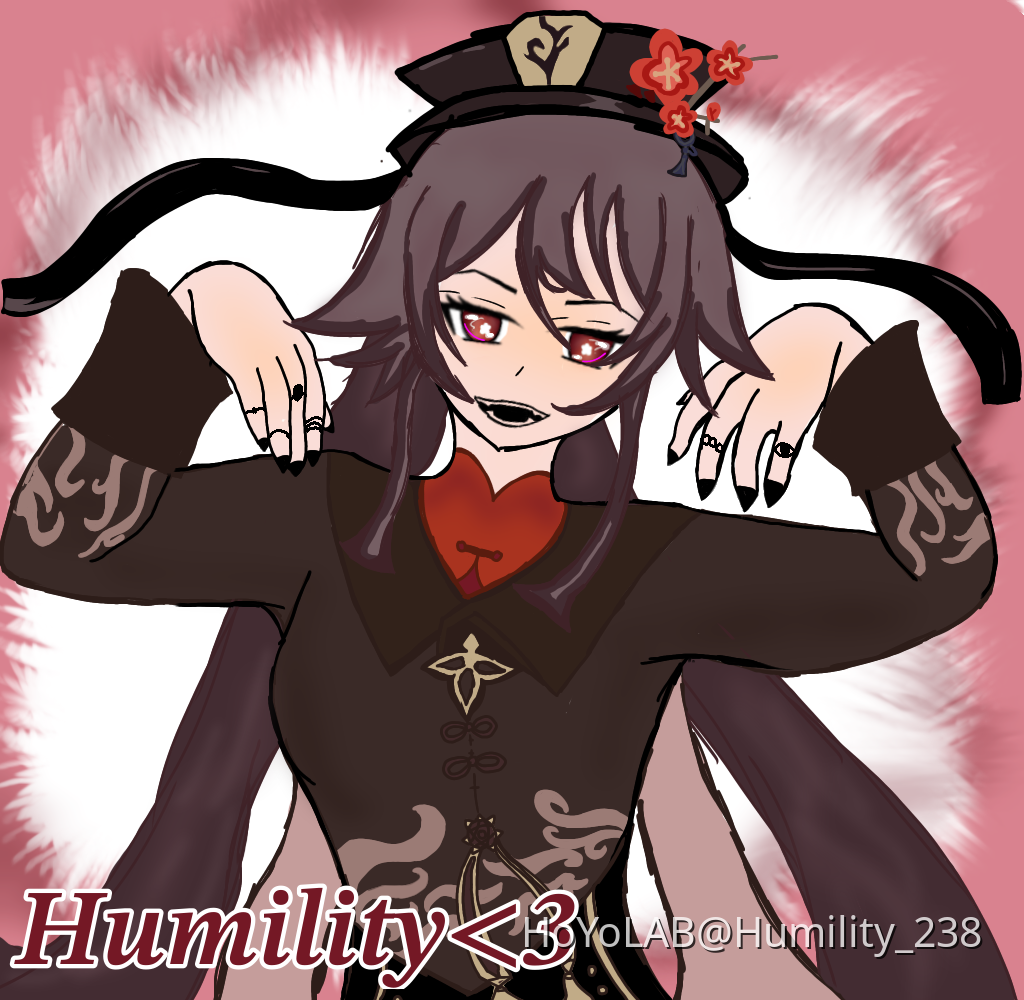 “Boo! Did I scared you?” Hu Tao Fanart! Genshin Impact | HoYoLAB