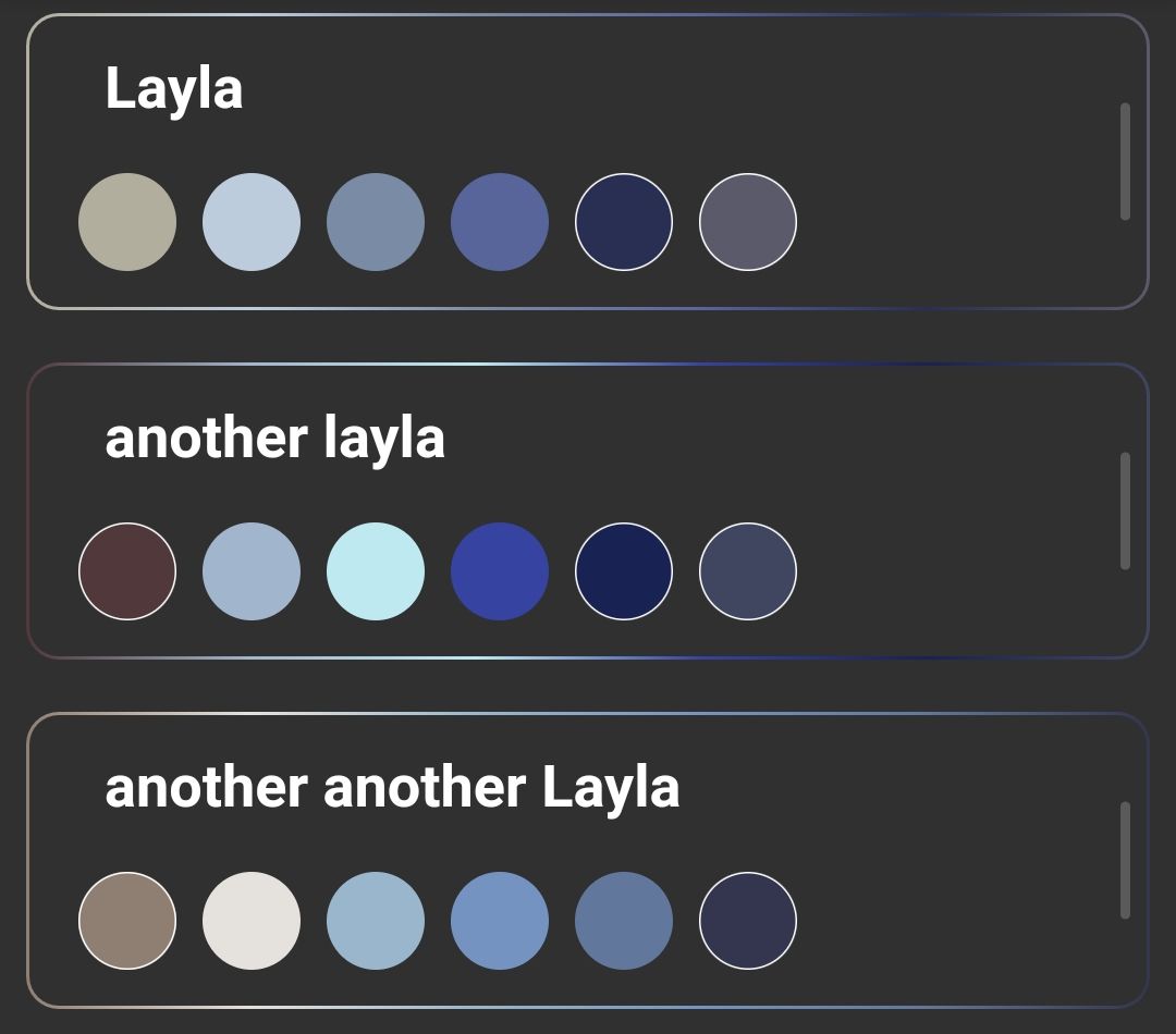 help me pick color pallet for Layla theme 😭 Genshin Impact | HoYoLAB