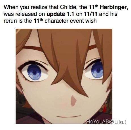 CHILDE MEMES Genshin Impact | HoYoLAB