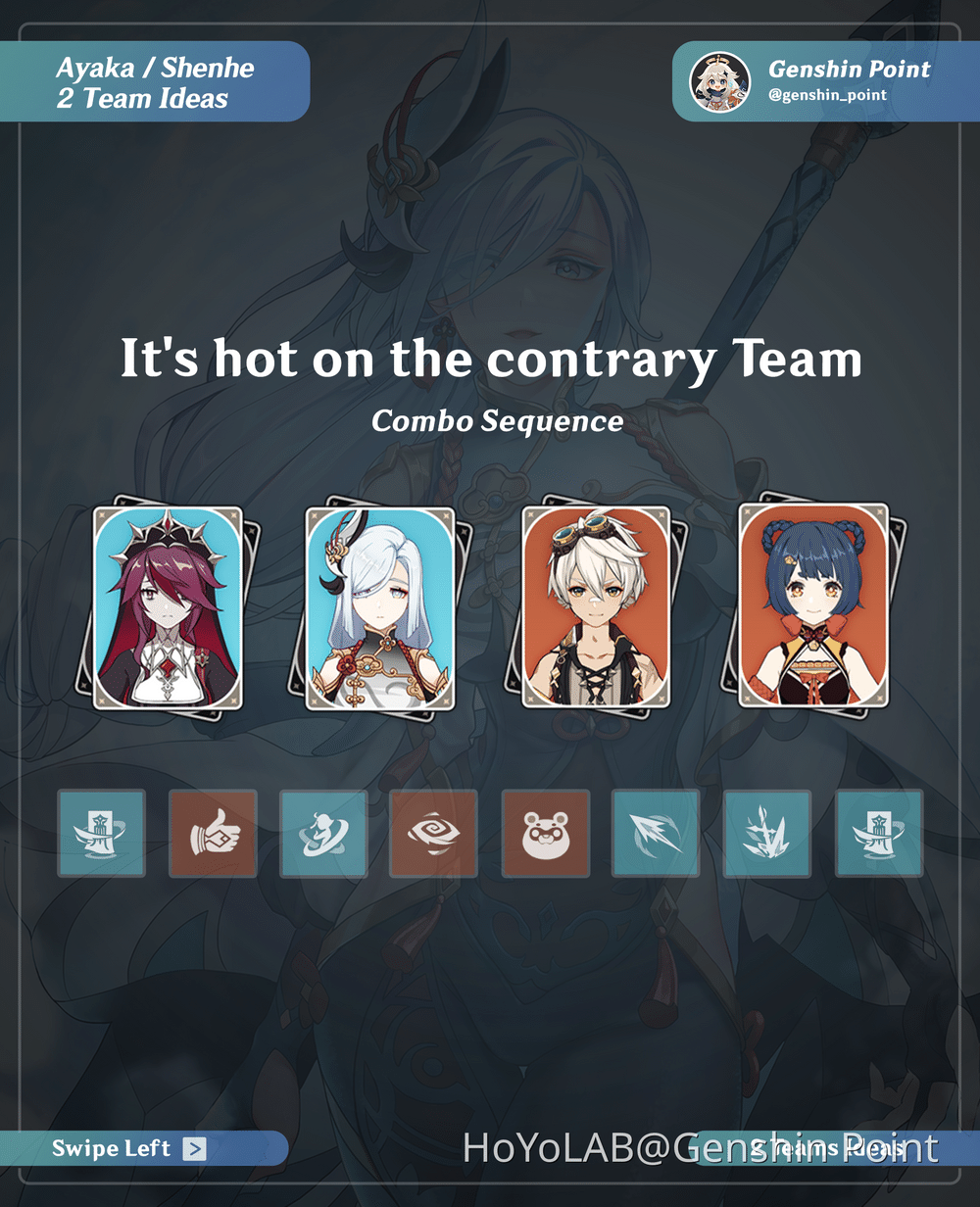 Ayaka / Shenhe - Two team ideas Genshin Impact | HoYoLAB