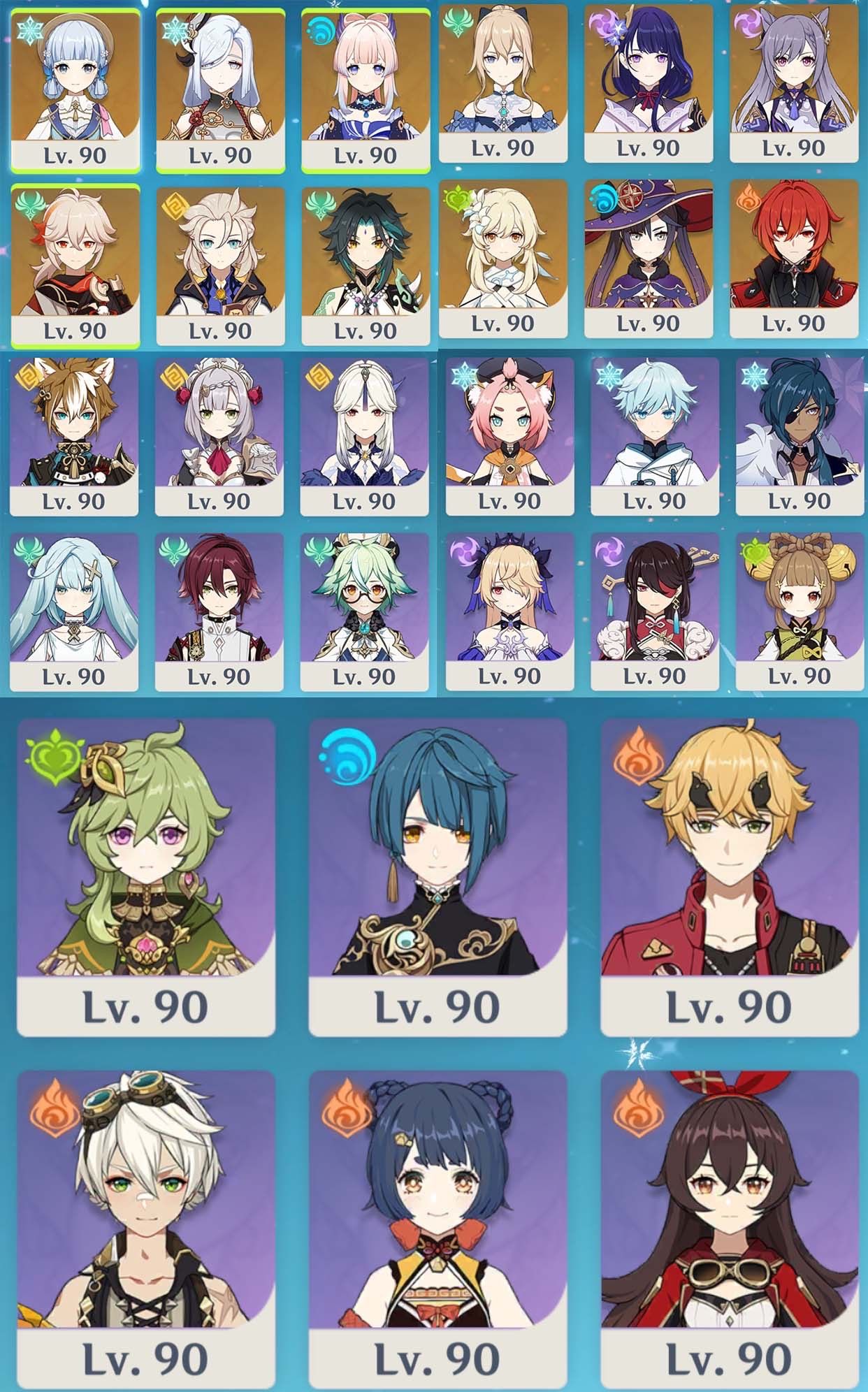Say all you want I love leveling my characters to lvl 90 Genshin Impact ...