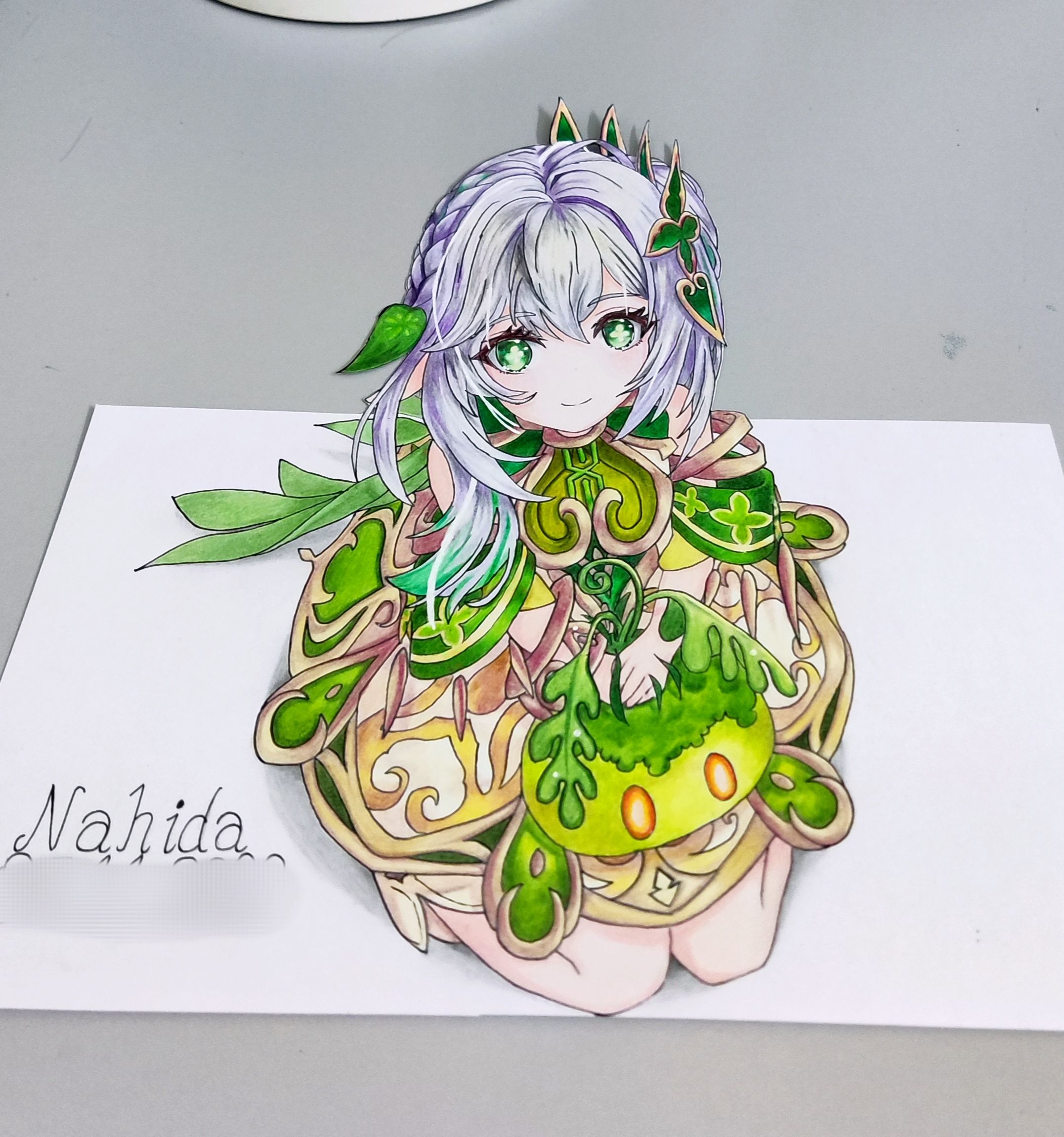 Nahida 3D drawing Genshin Impact | HoYoLAB