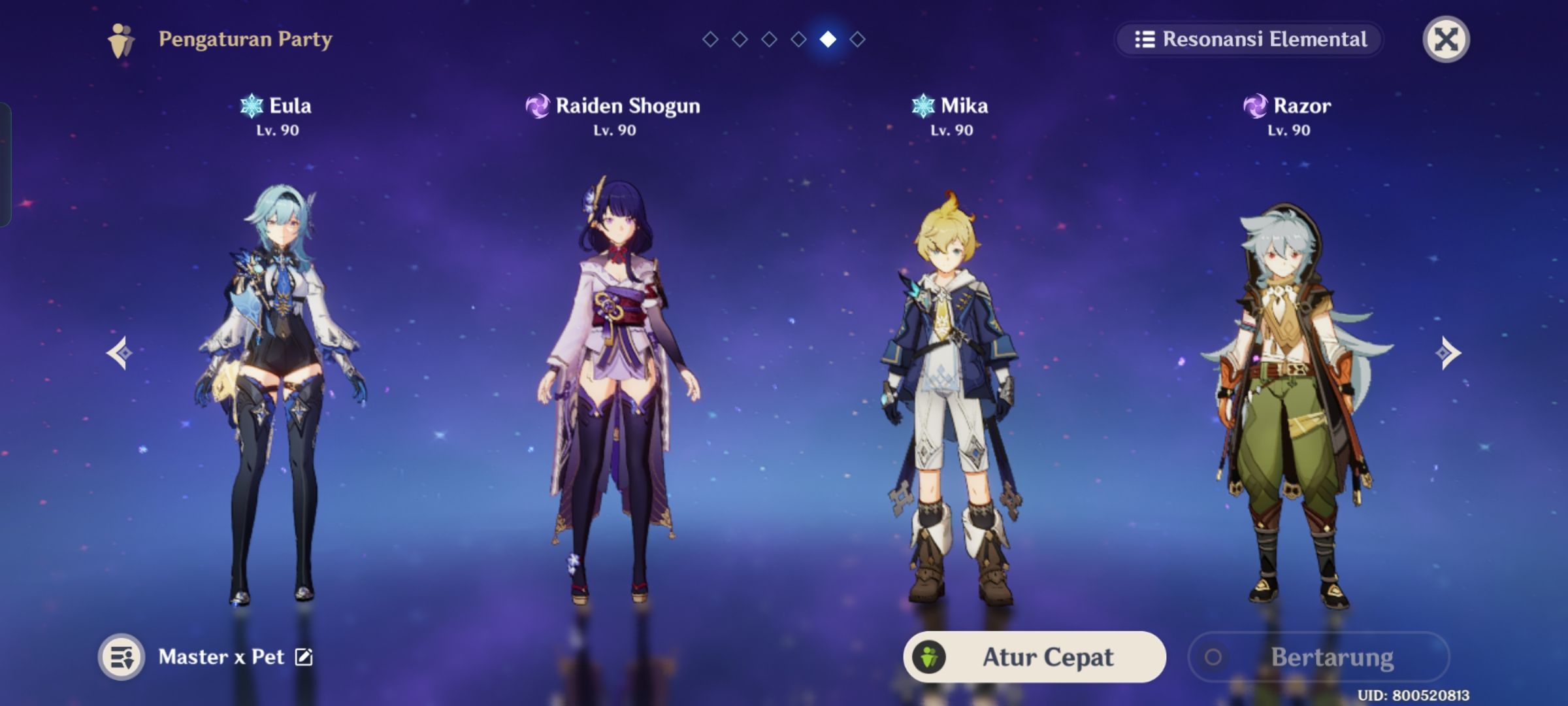 LineUp Party Genshin Impact | HoYoLAB