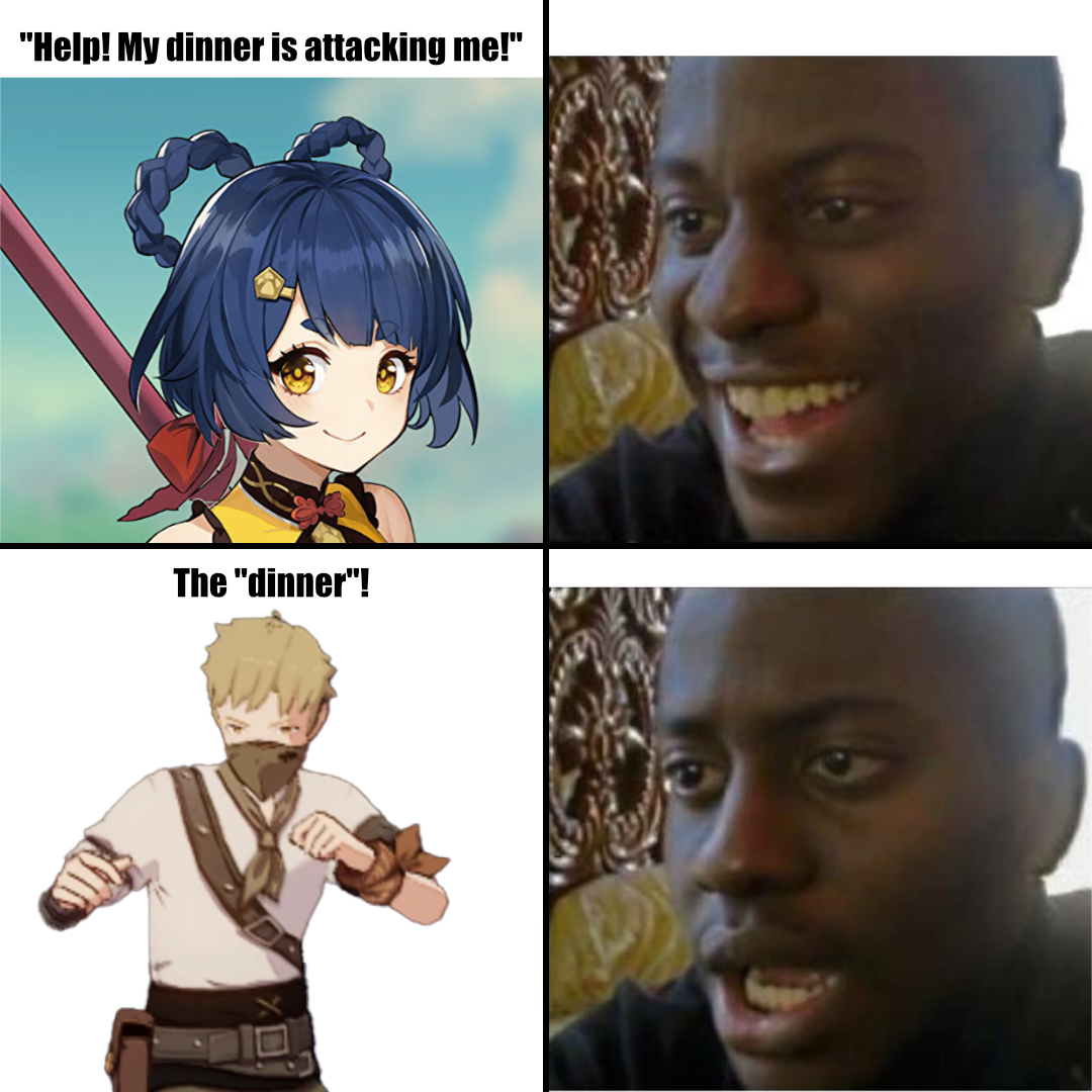 Xiangling Quote Meme Genshin Impact | HoYoLAB