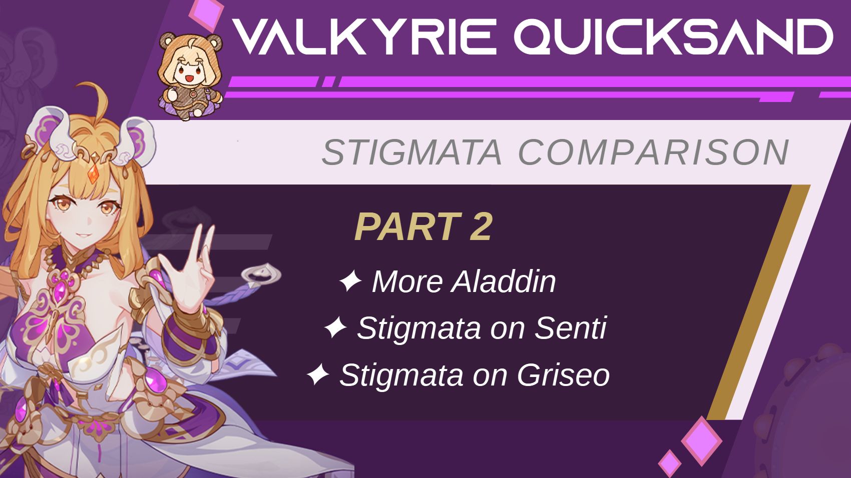 Valkyrie Quicksand - Stigmata Comparison [Part 2] Honkai Impact 3rd ...