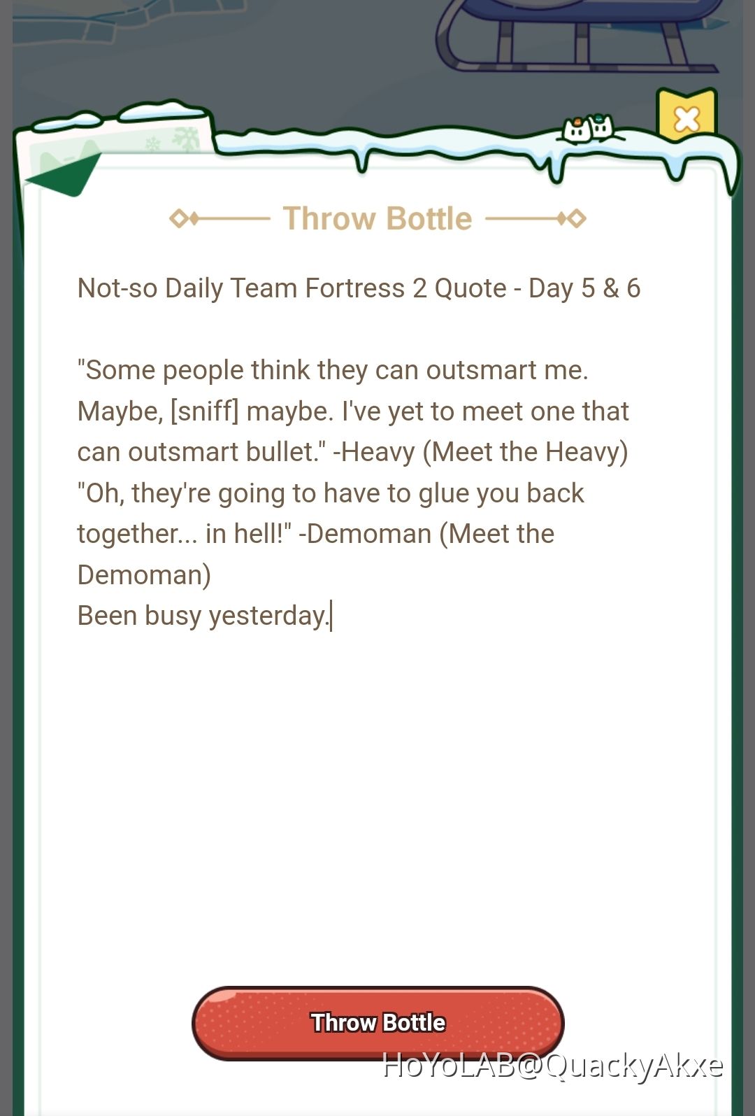 Not-so Daily Team Fortress 2 Quote - Series Day 5 & 6 | HoYoLAB