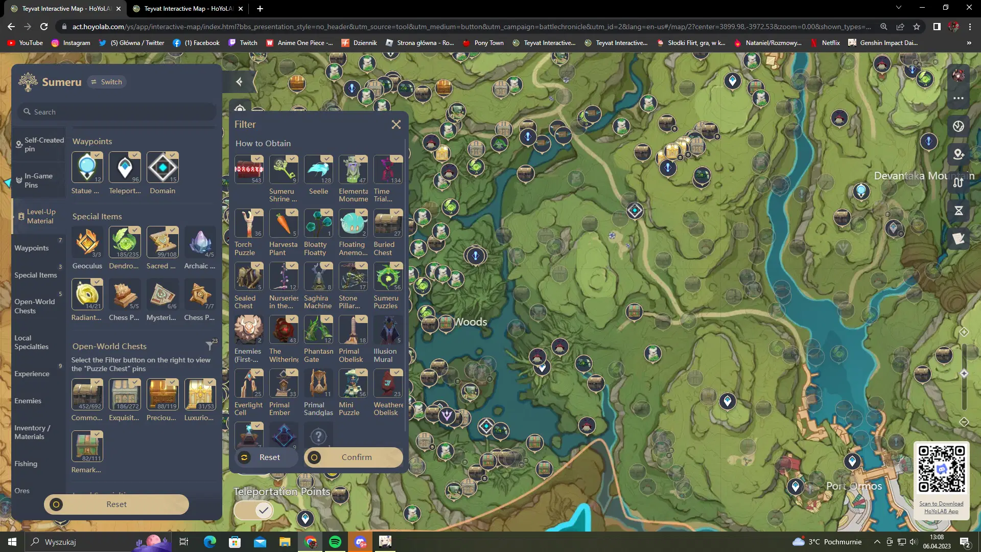 interactive map Genshin Impact | HoYoLAB