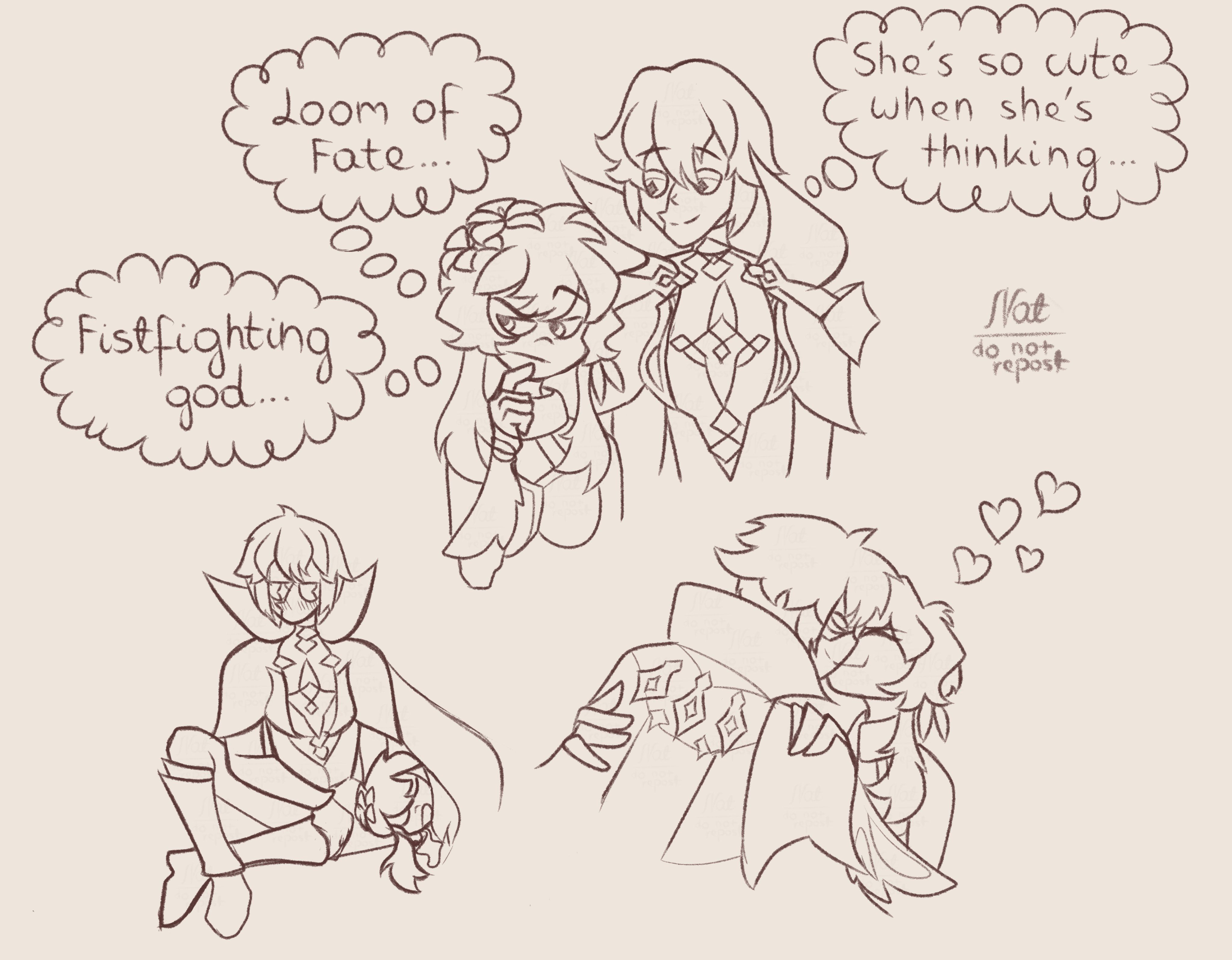 Dainslumi doodles Genshin Impact | HoYoLAB