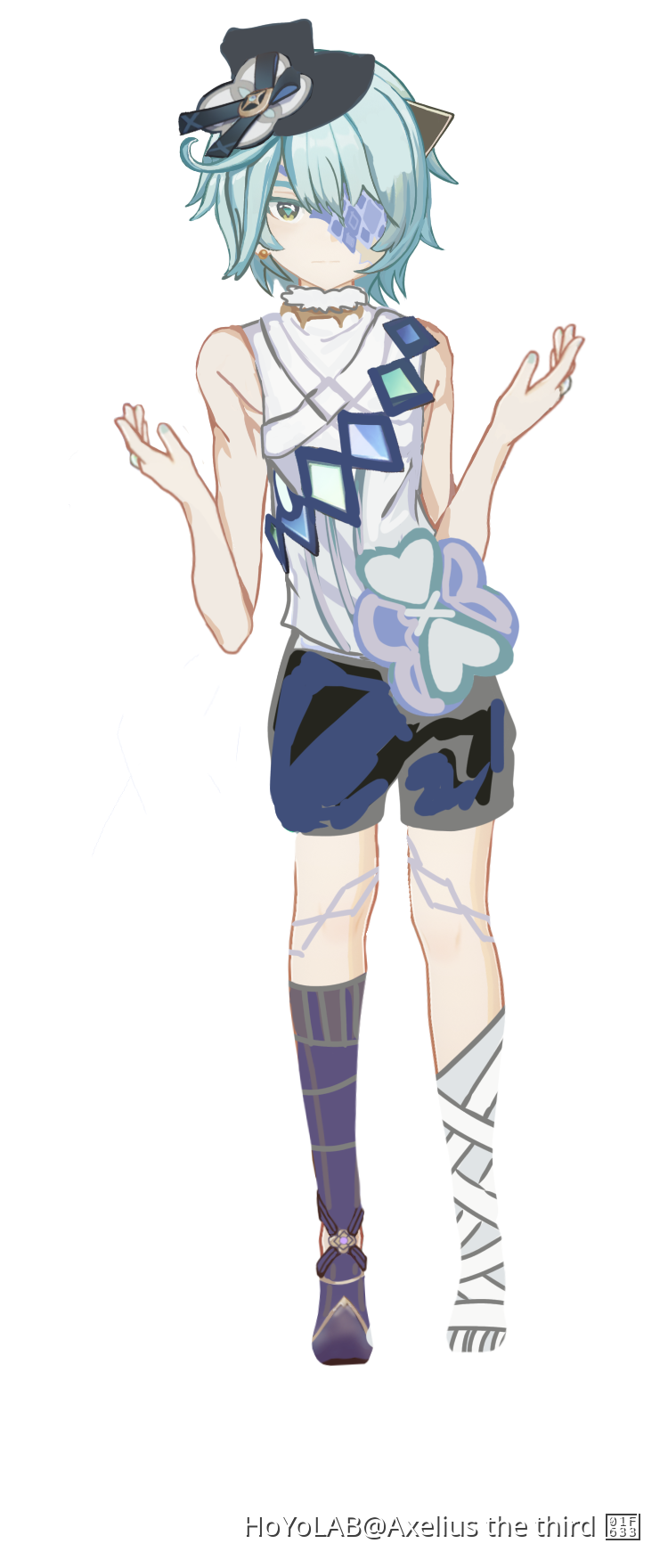 I saw people making genderbent characters so here’s Mister Faruzo (a ...