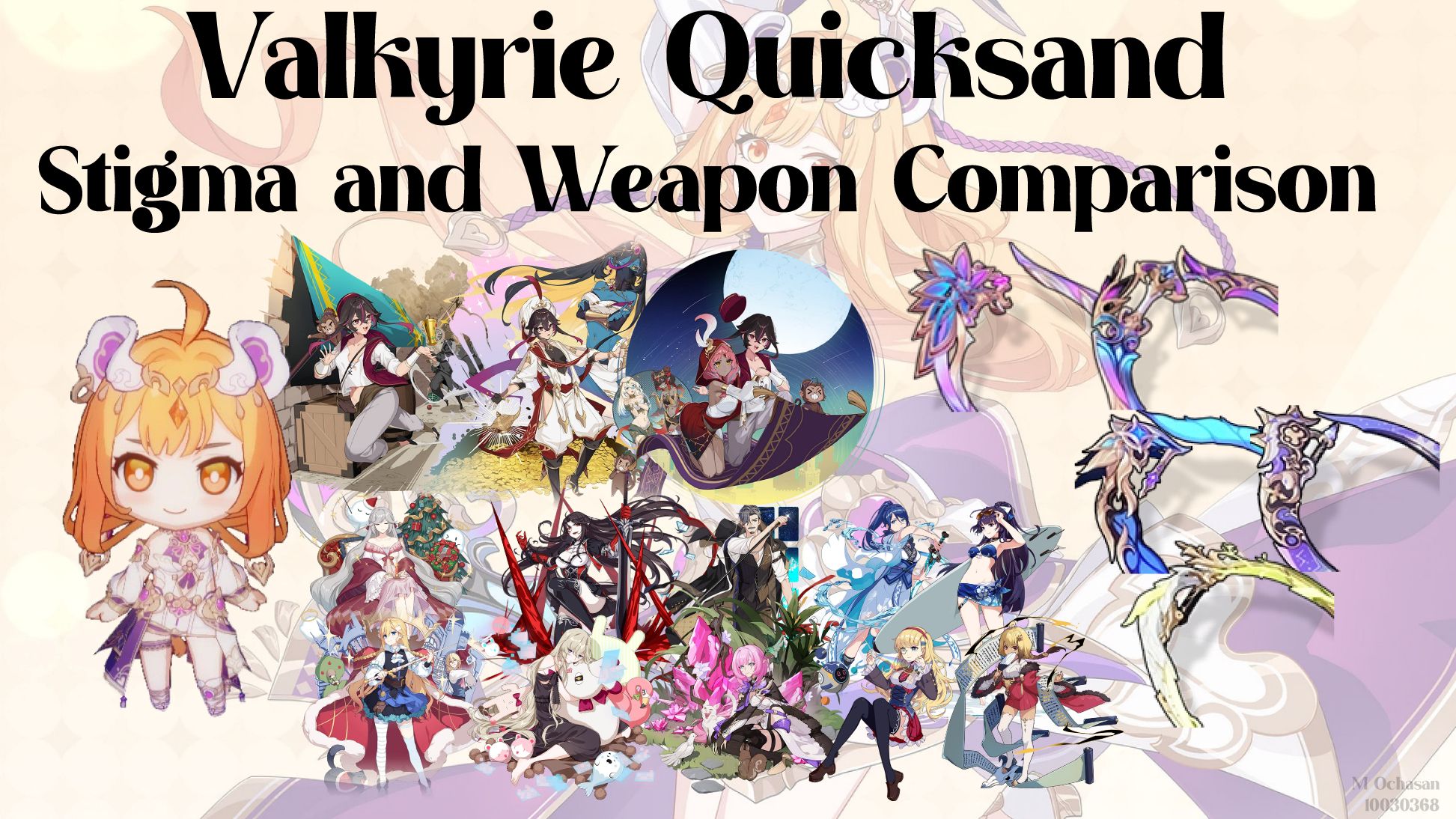 [ID]Komparasi Stigma dan Weapon Valkyrie Quicksand Guide Honkai Impact ...