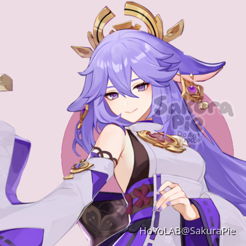 Yae Miko with Raiden shogun's colour palette! 💜⚡ Genshin Impact | HoYoLAB