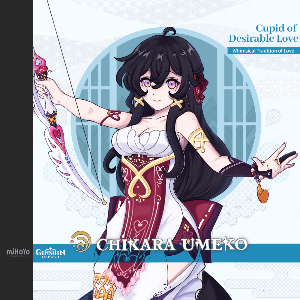 Chikara Umeko, Cupid of Desirable Love! Genshin oc! Genshin Impact ...
