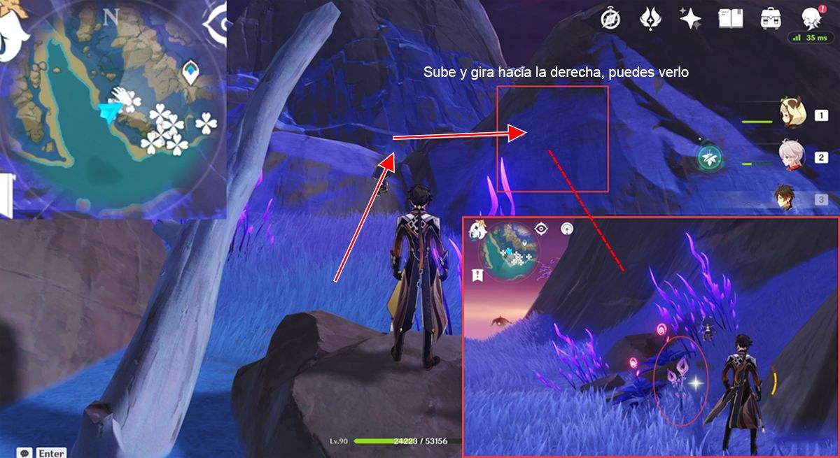 Guía de Rutas para Recolección de Percibetormentas (Total de 77 ...