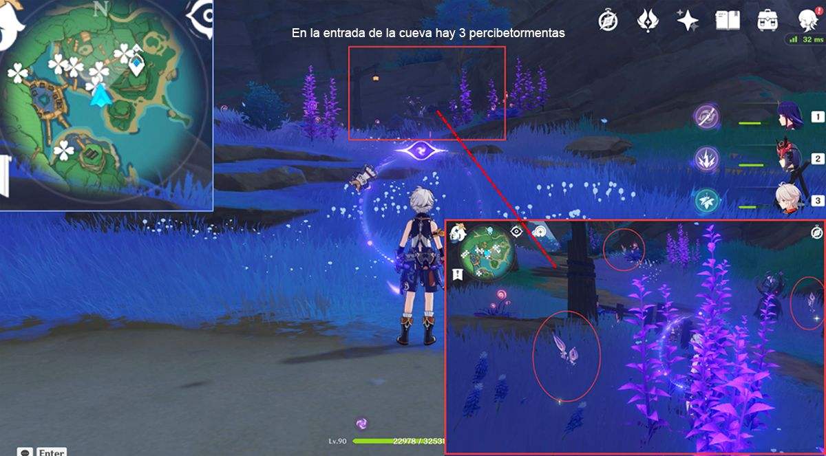 Guía de Rutas para Recolección de Percibetormentas (Total de 77 ...