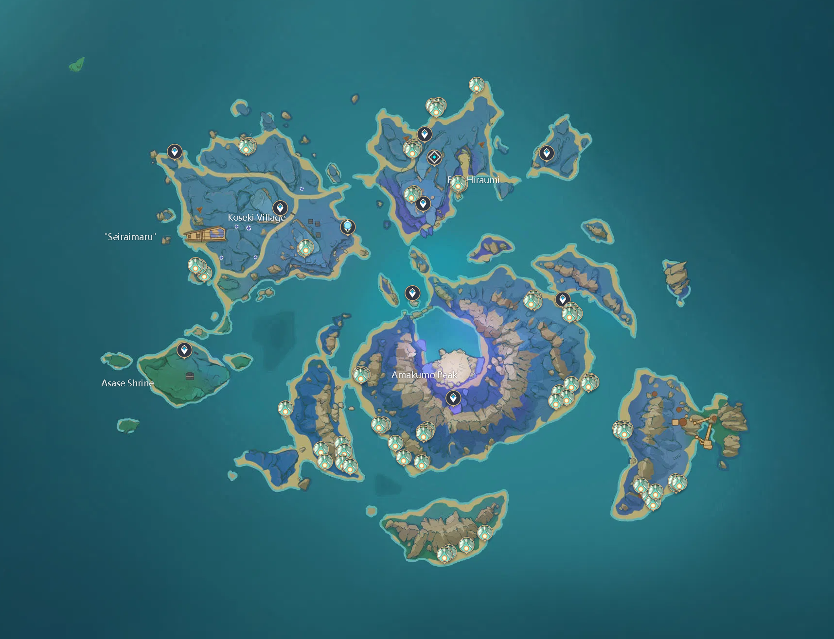 เส้นทางปราบวัตถุดิบมอนสเตอร์ Specter ทั้ง 56 ตัว Genshin Impact | HoYoLAB