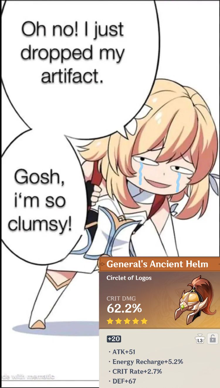 Omg why am i so clumsy 😢 Genshin Impact | HoYoLAB