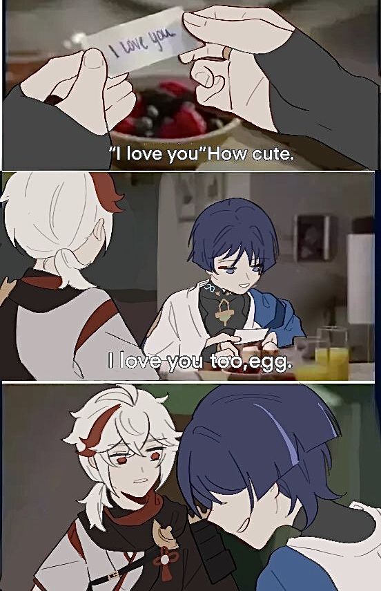 Kazuha couldn't believe what he heard😩 *hug Mouchee* Genshin Impact ...