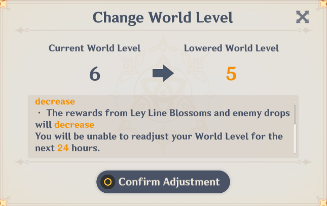 Word lvl can go down (eng/pl) Genshin Impact | HoYoLAB