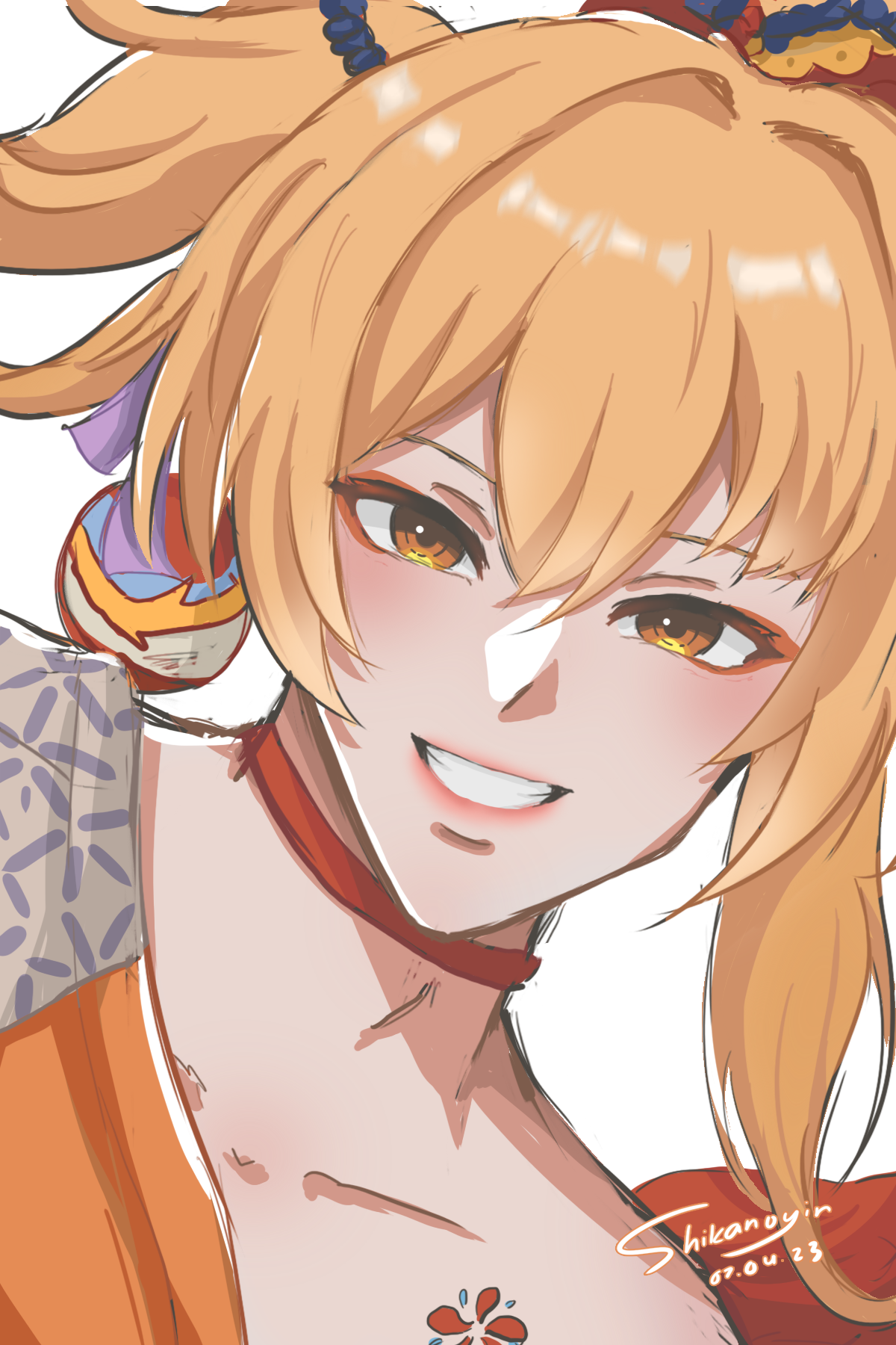 yoimiya & hu tao scribbles (⌒ ⌒) Genshin Impact | HoYoLAB