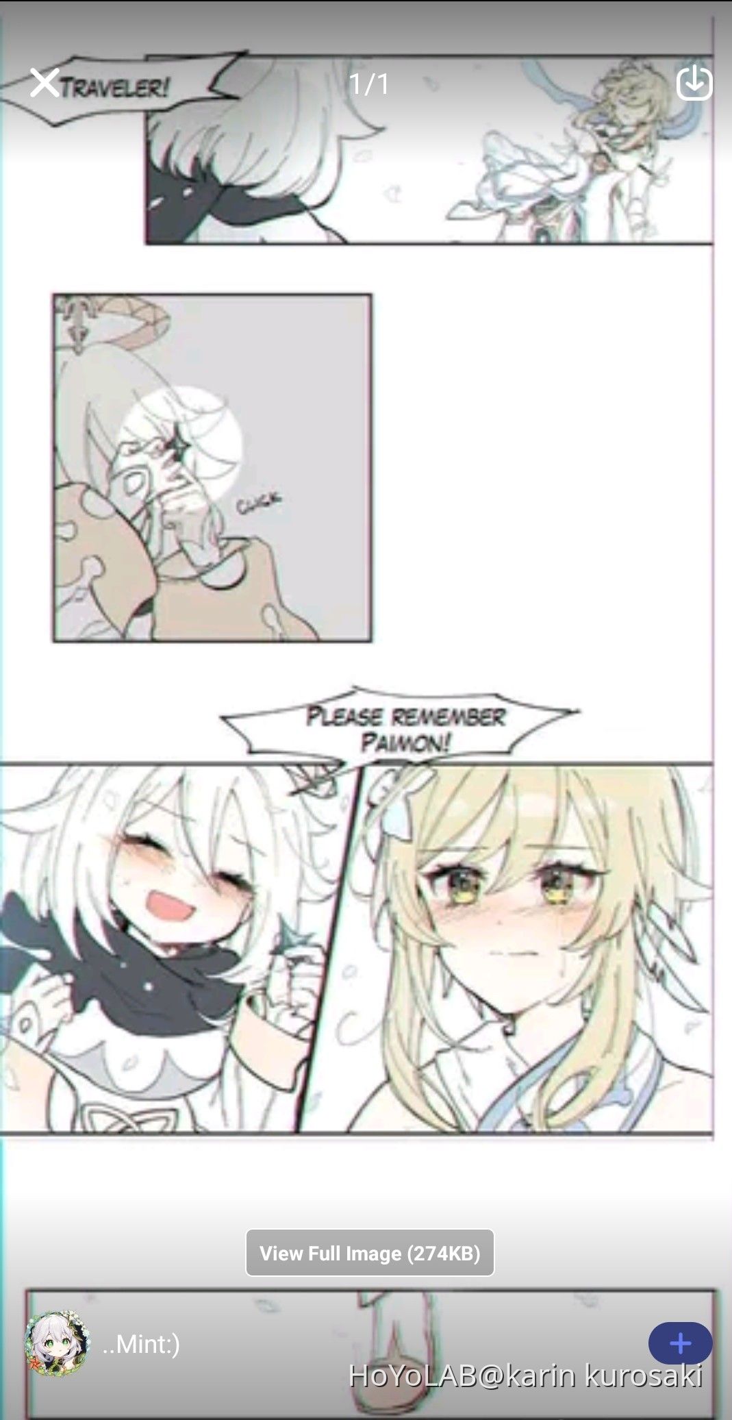 I hope it doesn't end like this I love paimon Genshin Impact | HoYoLAB