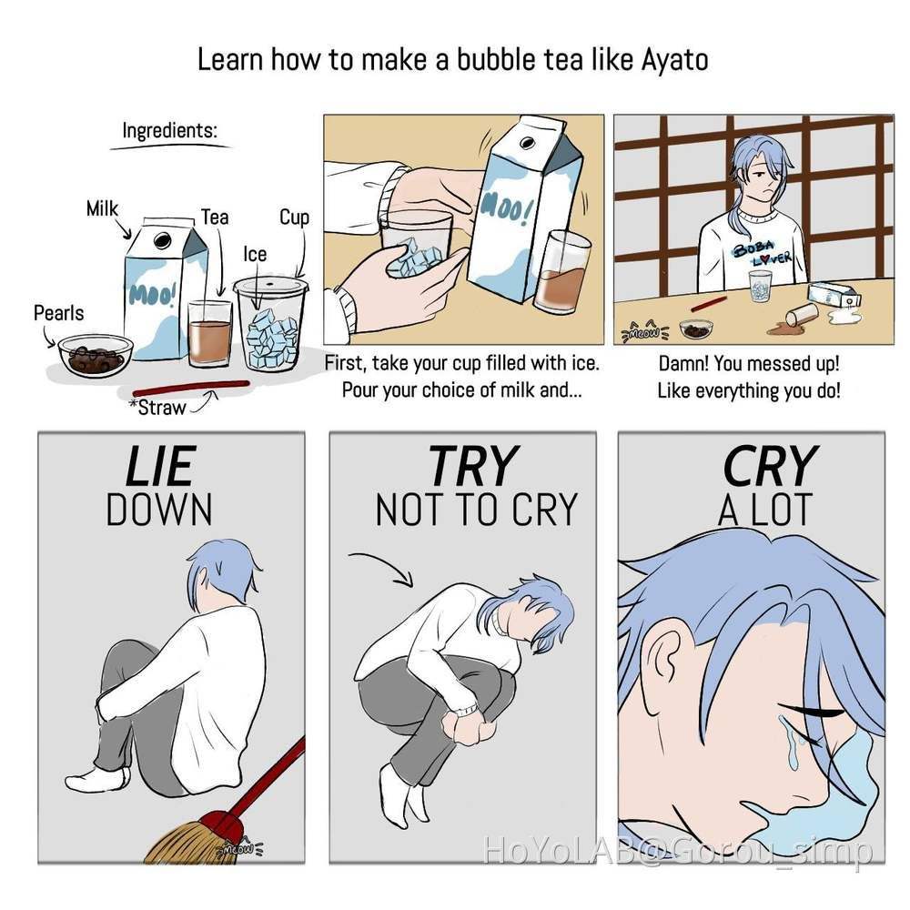 Kamisato Ayato/Ayaka memes🤣🤣🤣 Genshin Impact | HoYoLAB