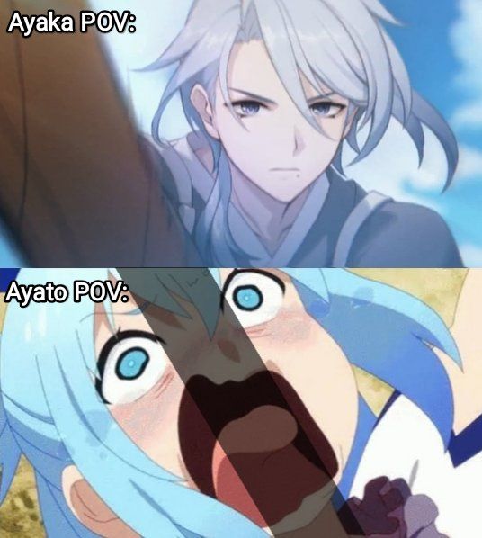 Kamisato Ayato/Ayaka memes🤣🤣🤣 Genshin Impact | HoYoLAB