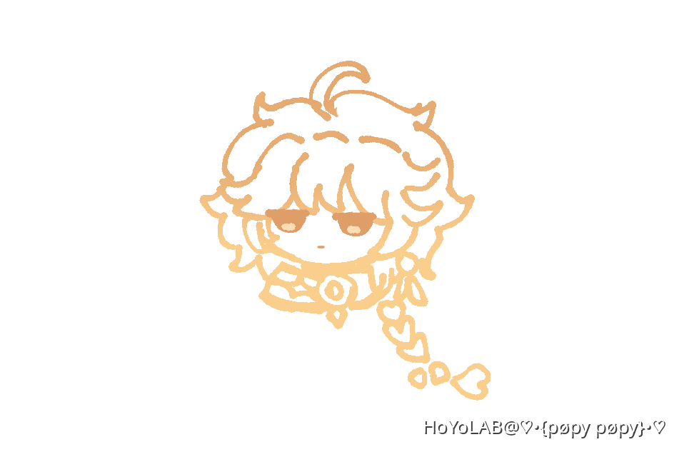 silly aether doodle and my OC (redesigned) Genshin Impact | HoYoLAB