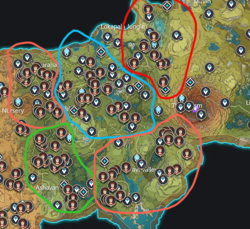 The Eremites*123 Farm Guide (Sumeru Forest) Genshin Impact | HoYoLAB