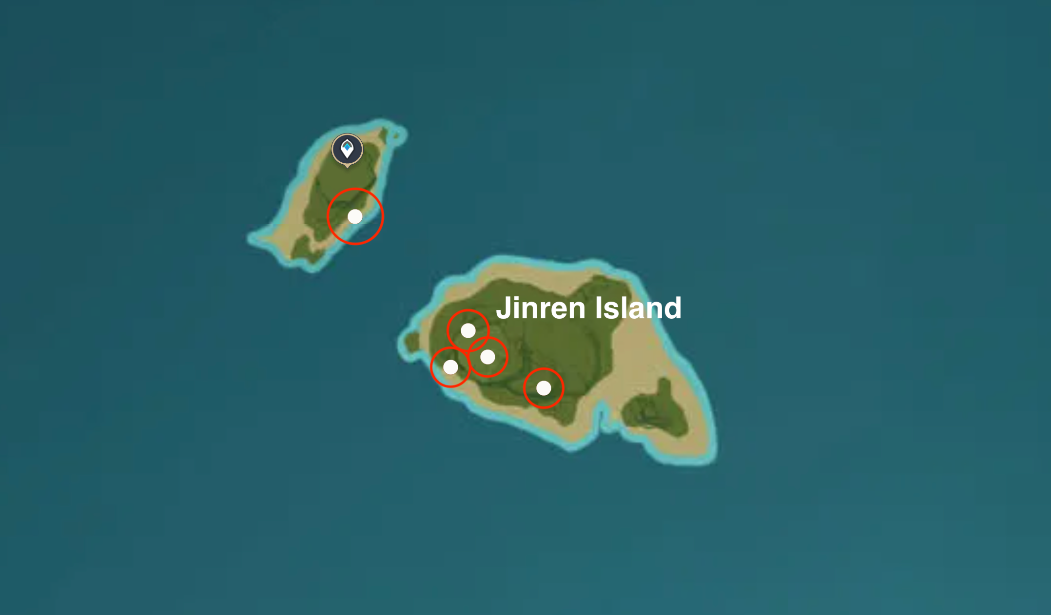 Jinren Island Five Keys Collection Guide Genshin Impact | HoYoLAB
