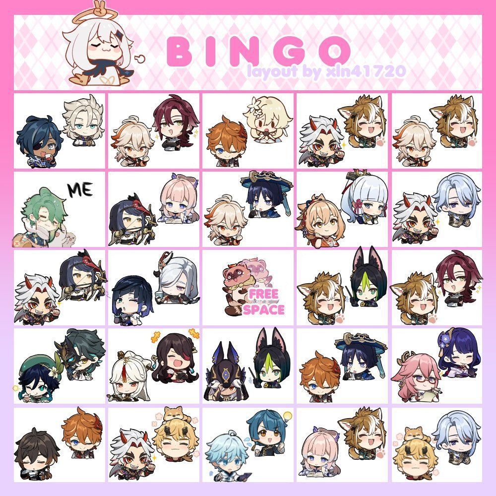 Bingo!!! Genshin Impact | HoYoLAB