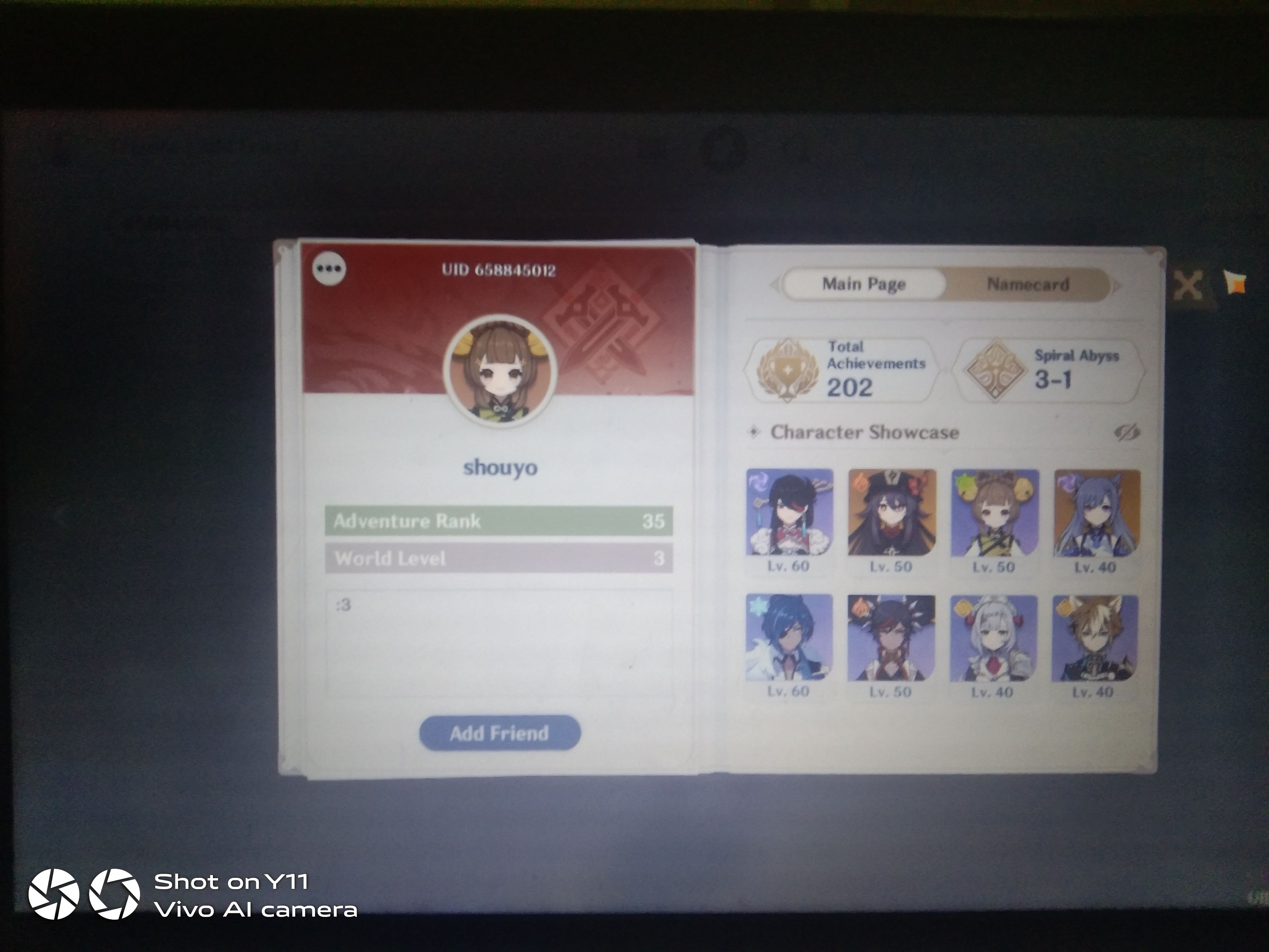 my account had lost Genshin Impact | HoYoLAB