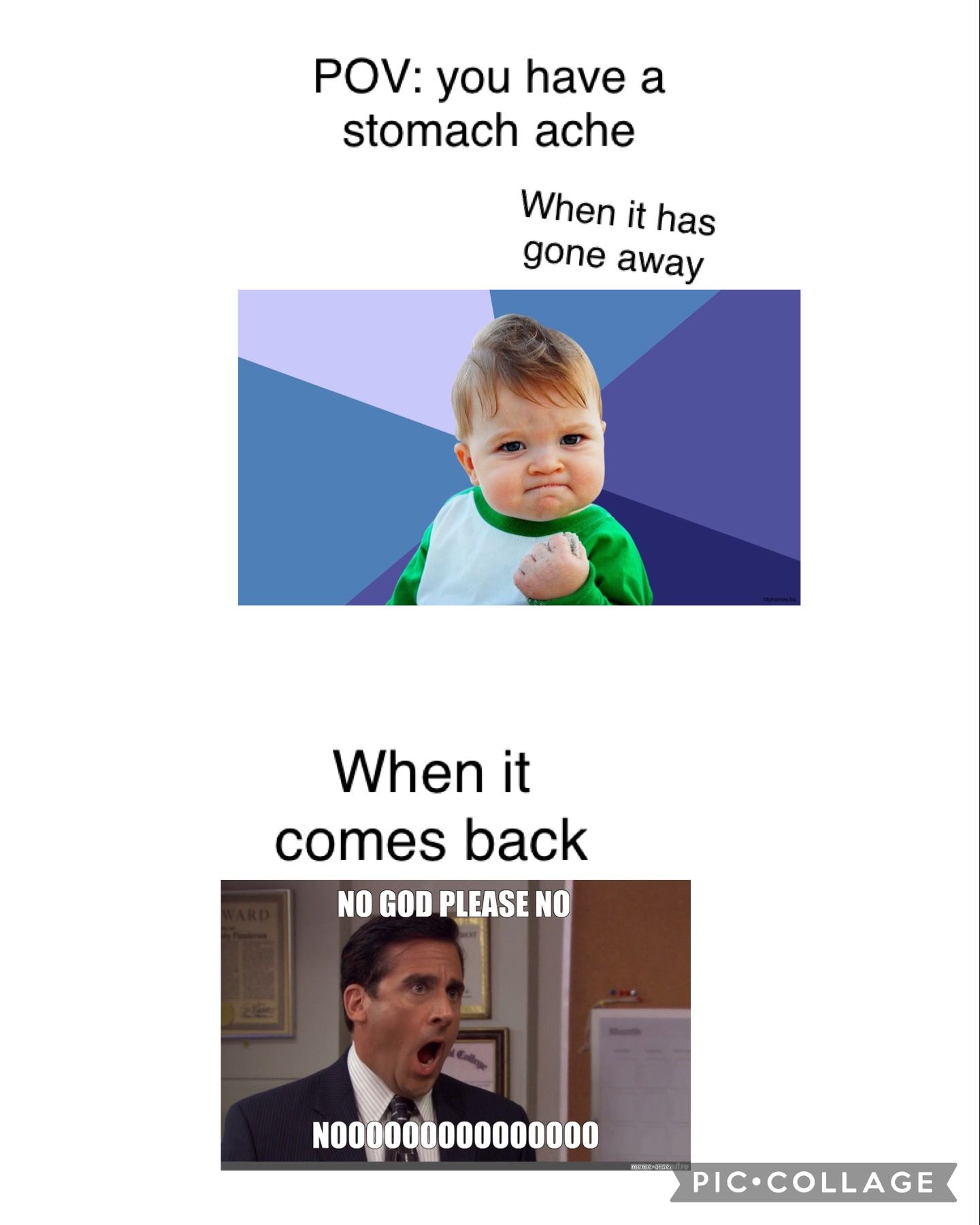 Stomach ache meme by me :) | HoYoLAB