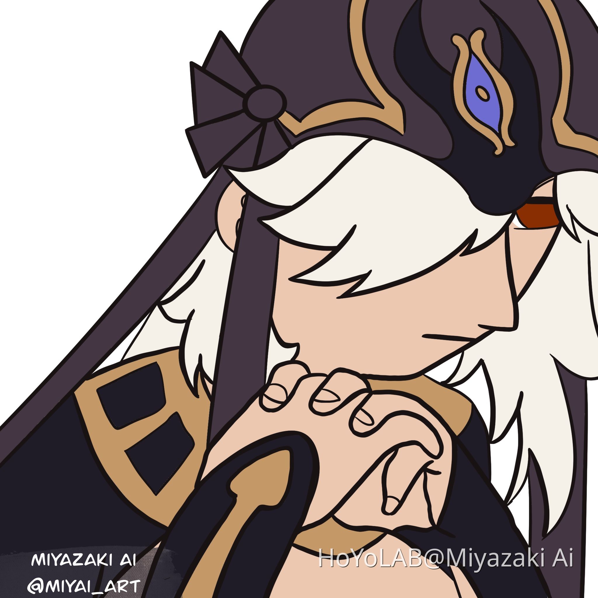 Cyno when thinking about jokes Genshin Impact | HoYoLAB