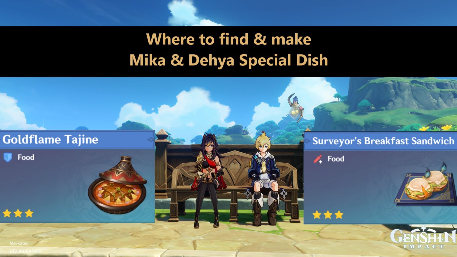 Where to find & make Mika & Dehya Special Dish Genshin Impact | HoYoLAB