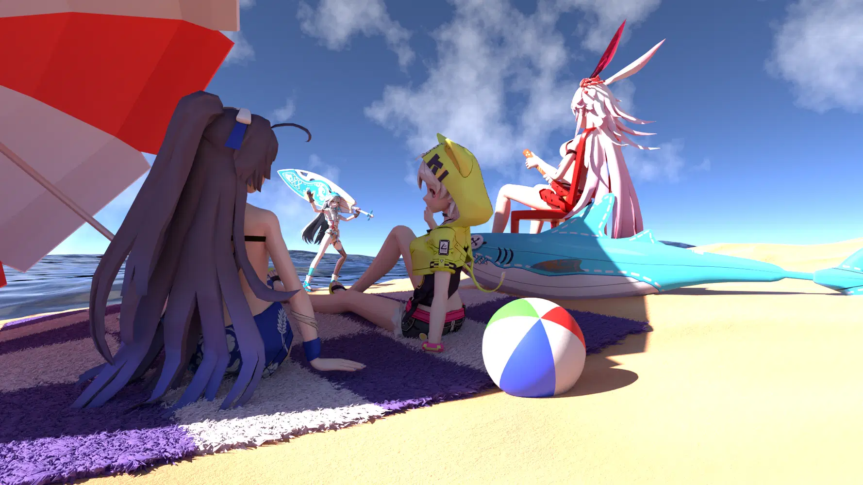 3d beach party
