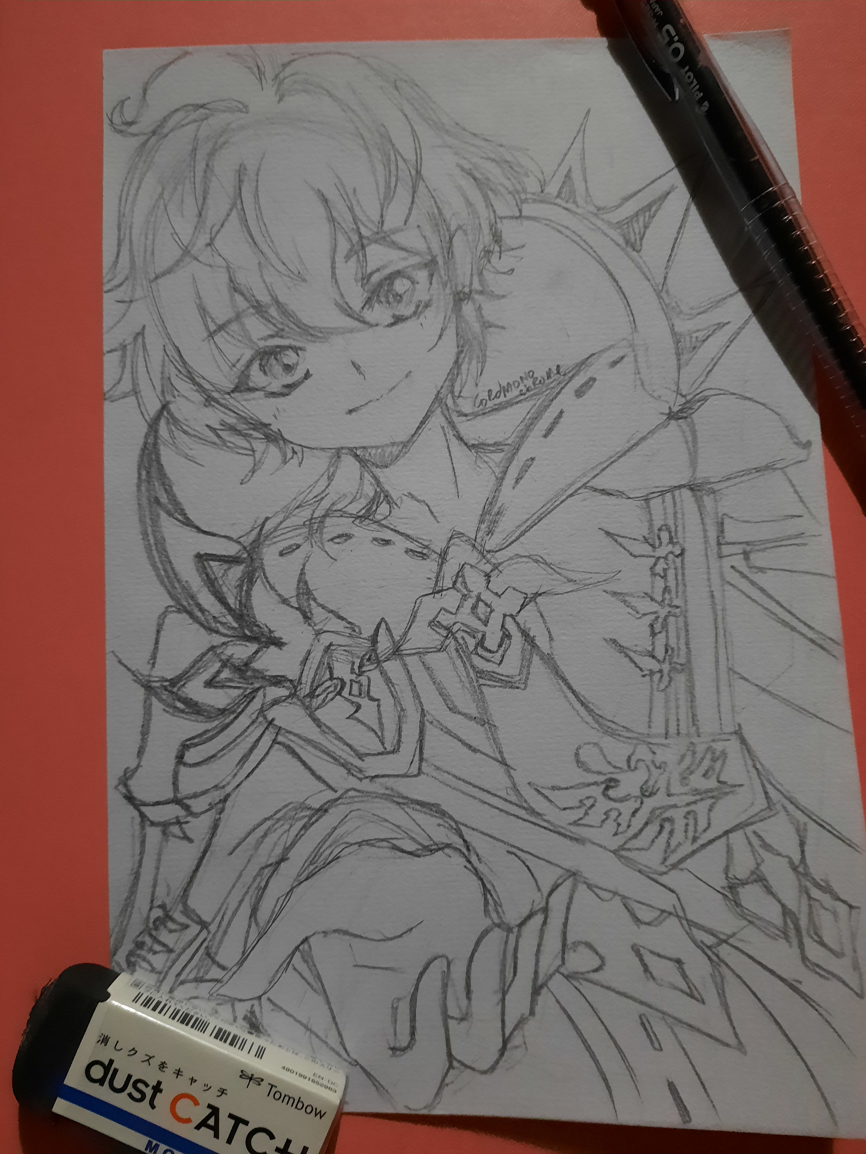 mika sketch Genshin Impact | HoYoLAB
